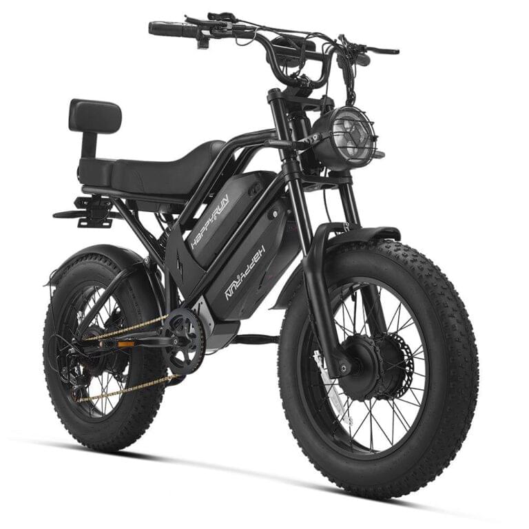 Happyrun G70 Pro Dual-Motor Dual-Battery Electric Cargo Bike - Powerful ...
